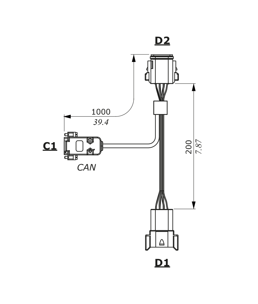 Walvoil - PVD200 - PROGRAMMING CABLE - Walvoil S.p.A.
